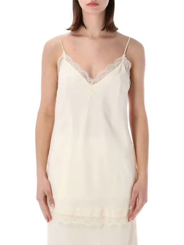 RÓHE Lace Trimmed Camisole - Beige