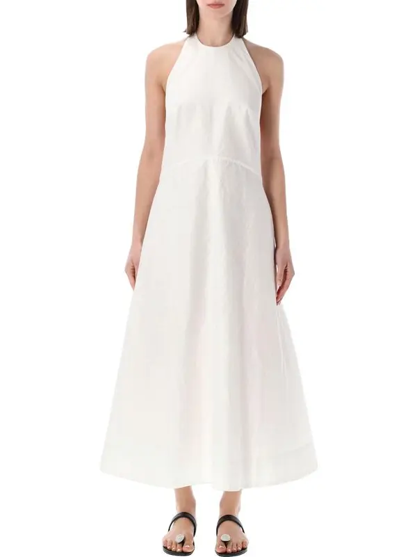 RÓHE Halterneck Dress - White