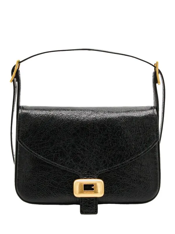 Balenciaga Arena Lambskin Shoulder Bag - Black