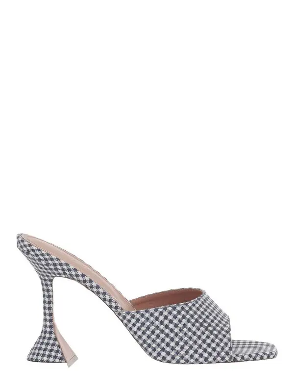 Amina Muaddi Heeled Sandal - Blue