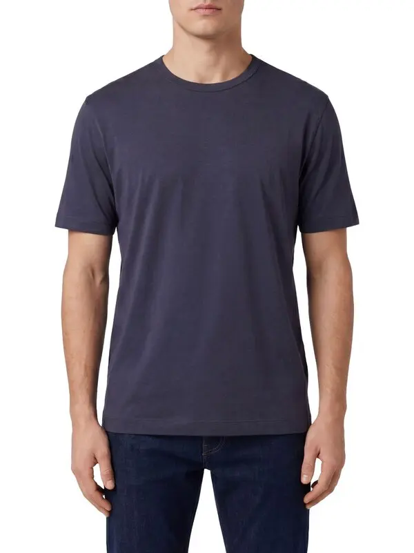 BOSS Thompson Cotton Blend T-shirt - Blue