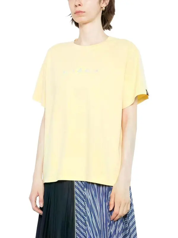 AGNES B. Logo T-shirt - Yellow