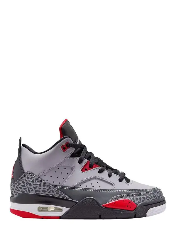 JORDAN Son Of Mars Low Gs "cement Black Fire Red" Sneakers - Grey