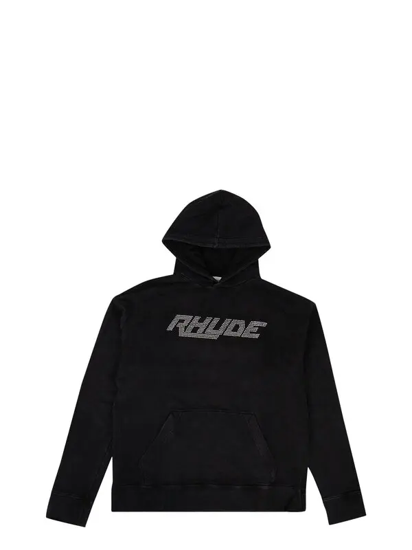 Rhude Swarovski Hoodie - Black