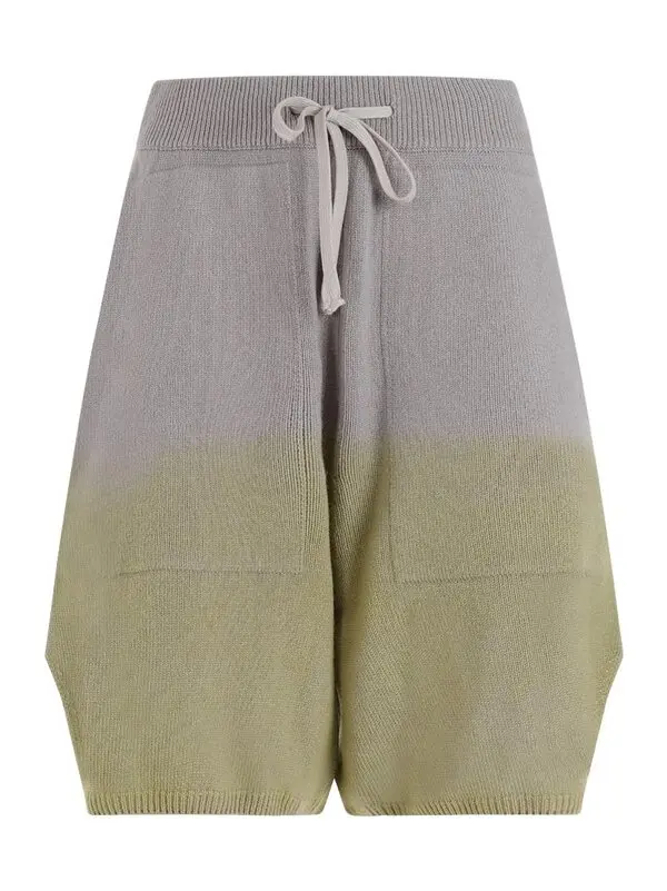 Moncler Acid Degrade Cashmere Blend Long Boxers - Green