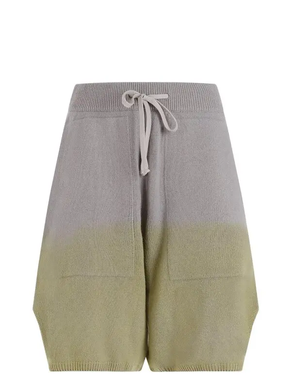 Moncler Acid Degrade Cashmere Blend Long Boxers - Green
