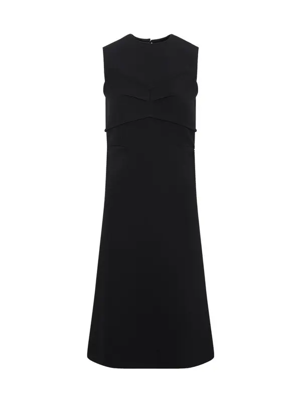 Sportmax Sleeveless Dress With Open Back - Black