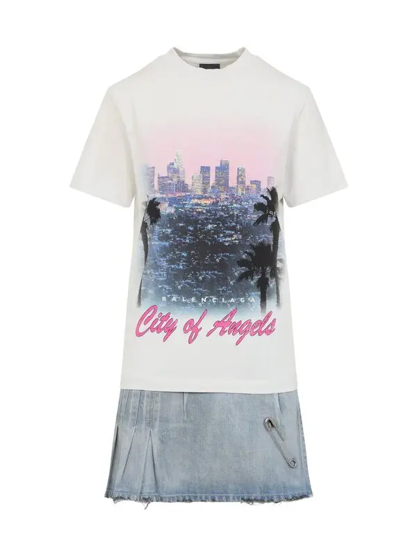 Balenciaga Layered Mini Dress - Multicolor