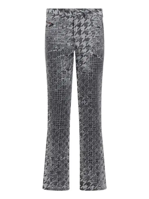 DIESEL® 1992 D-jiann Flared Leg Jeans - Gray