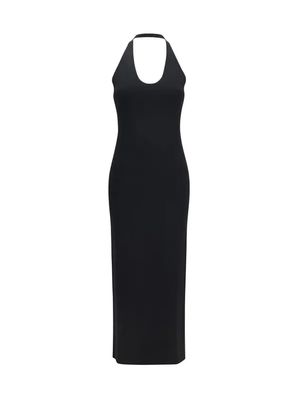 TOTEME Halter-neck Knit Dress - Black
