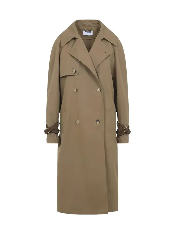 Moschino Trench Coat - Brown