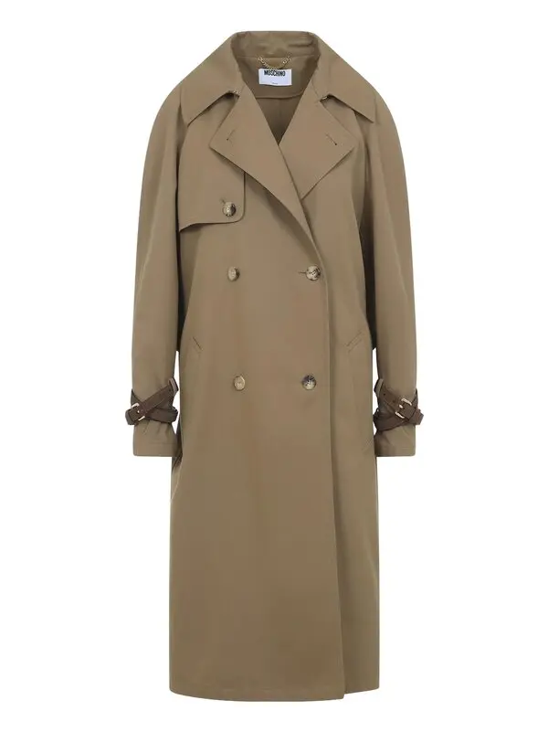 Moschino Trench Coat - Brown