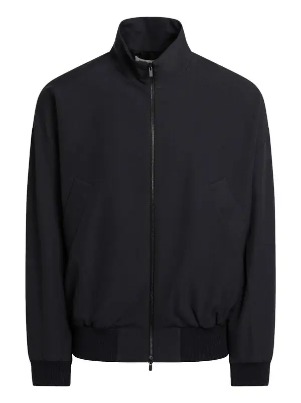 Fear Of God Virgin Wool Zip Jacket - Blue