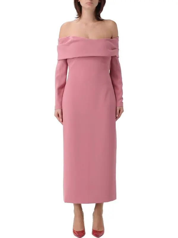 Solace London Off-the-shoulder Dress - Pink