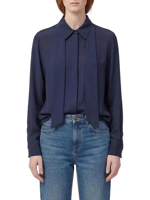 Max Mara Classic Collar Shirt - Blue