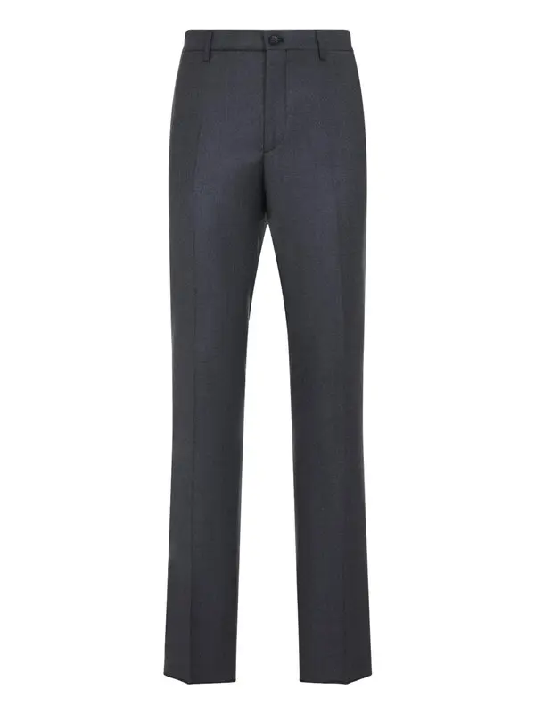 Etro Roma Wool Trousers - Gray
