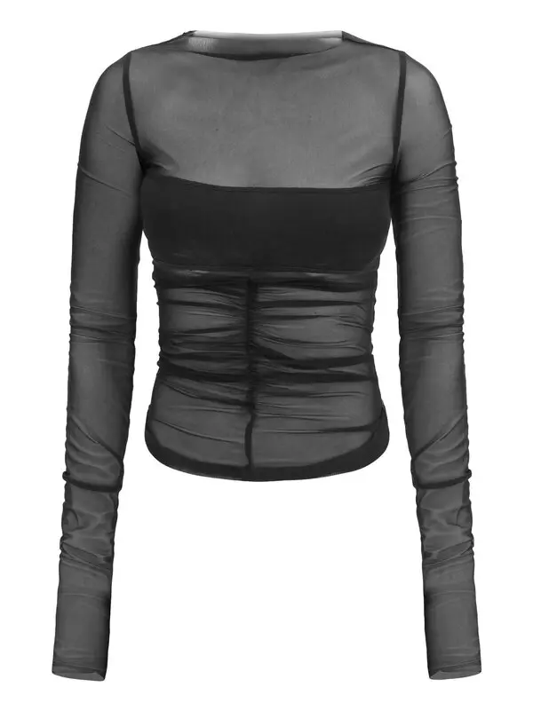 Rick Owens Tempio Bandeau Top - Black