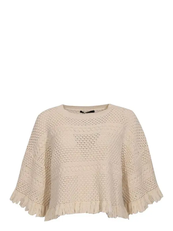 Max Mara Cropped Sweater - Cream