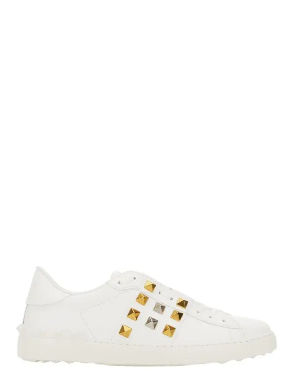 Valentino Garavani Studded Leather Sneakers - Multicolor