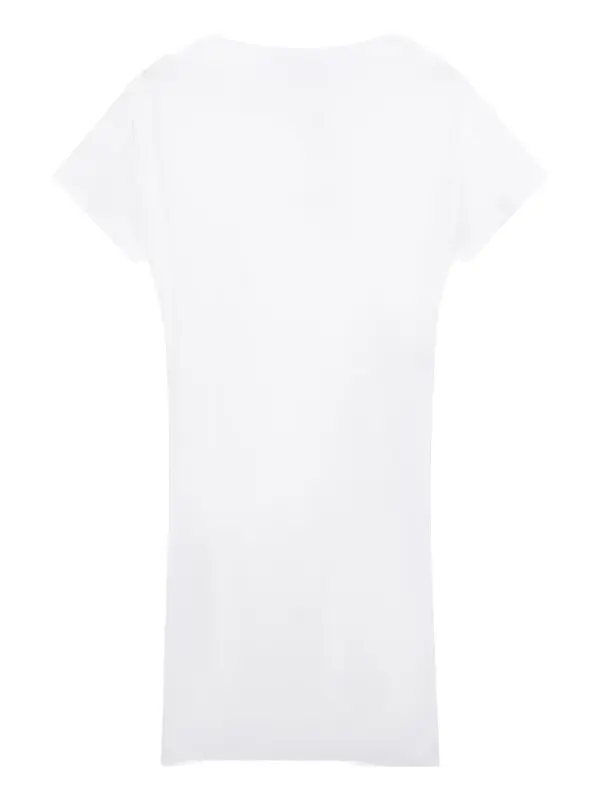 Jacquemus Mistral Viscose Jersey Dress - White