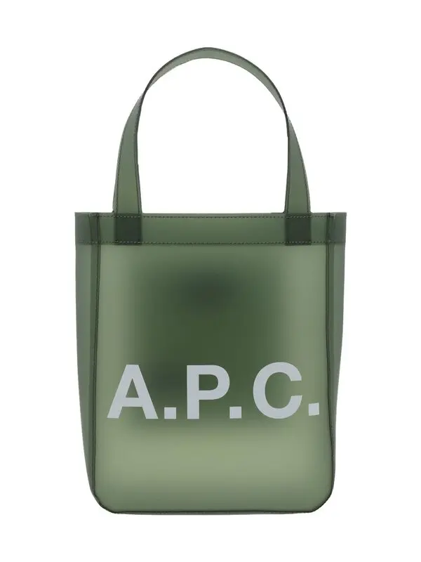 A.p.c. Small Lou Tote Bag - Green
