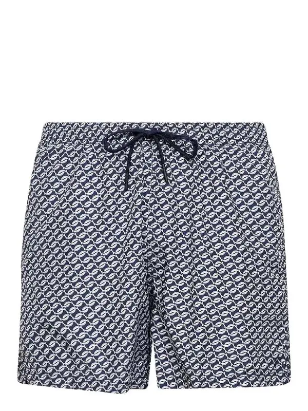 Tagliatore Printed Nylon Swim Shorts - Multicolor