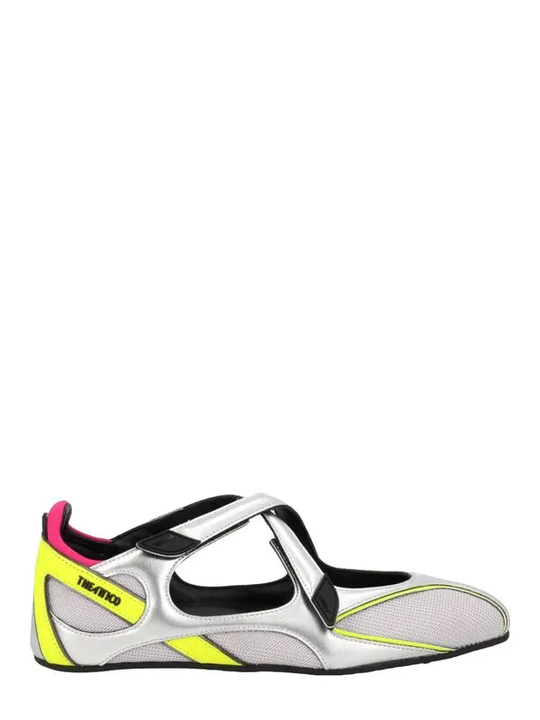 Attico Ballerina Flats - Silver