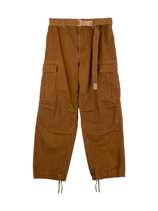 SACAI X CARHARTT WIP Cotton Cargo Trousers - Cream