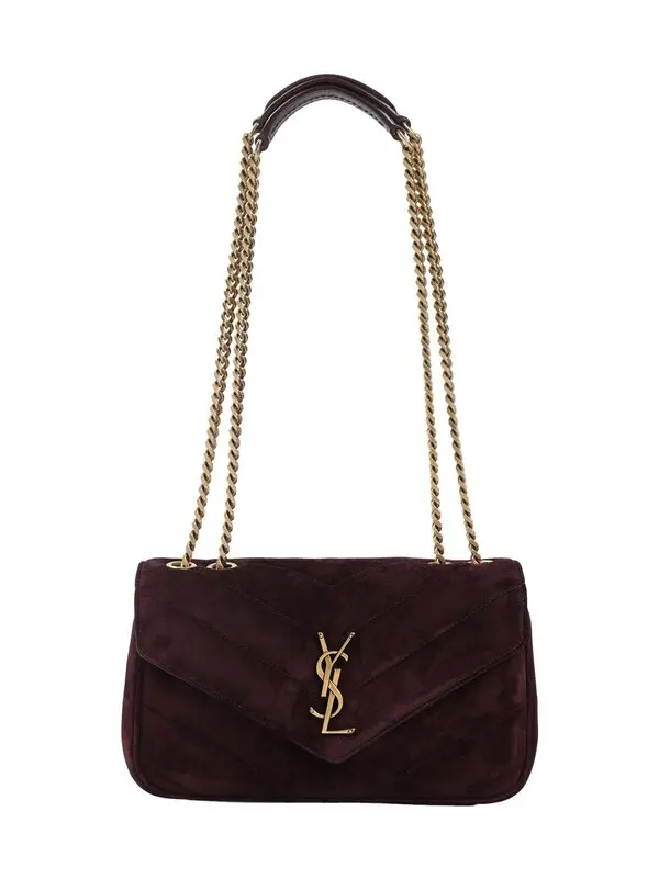Saint Laurent Lou Lou Shoulder Bag - Red