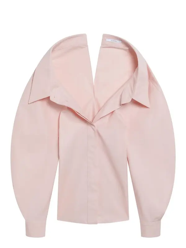 Givenchy Cut-out Poplin Shirt - Pink