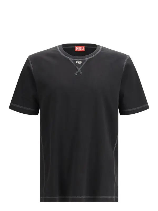 DIESEL® T-madjust-tr T-shirt - Black