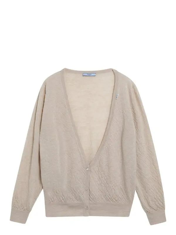 Prada Cashmere Cardigan - Cream