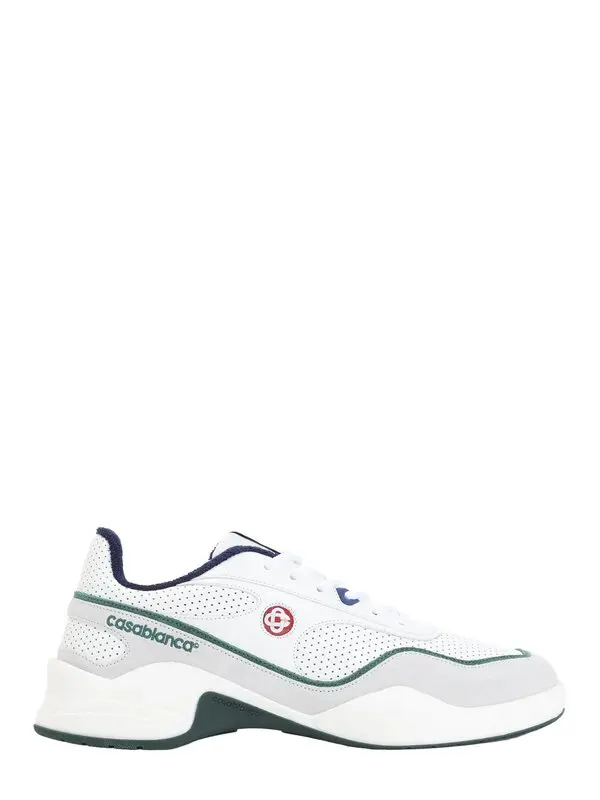 Casablanca Court Championship Sneakers - White
