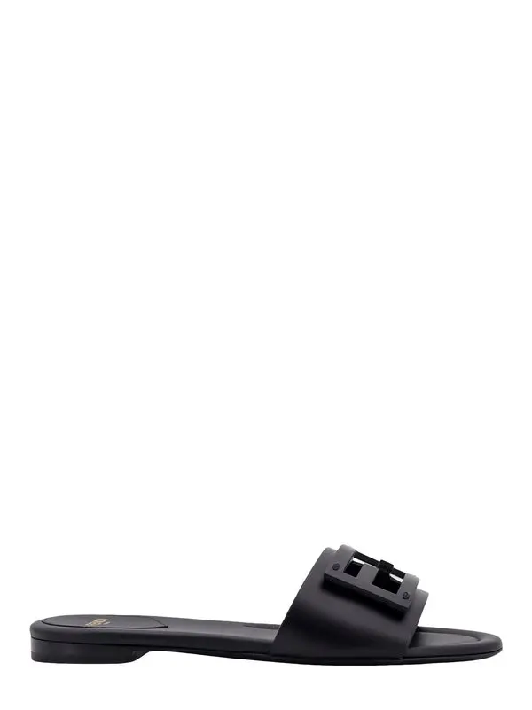 Fendi Leather Baguette Sandals - Multicolor