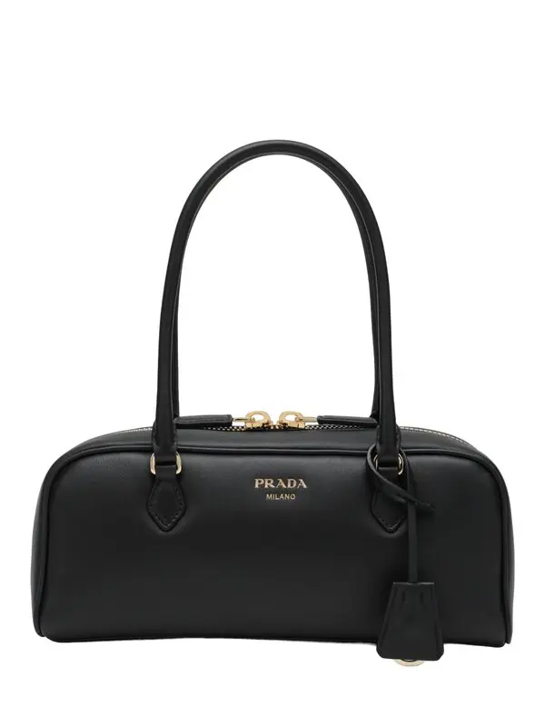 Prada Leather Shoulder Bag - Black