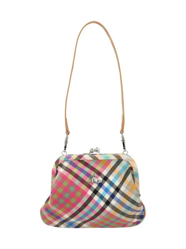 VIVIENNE WESTWOOD Wool Clutch Bag - Multicolor