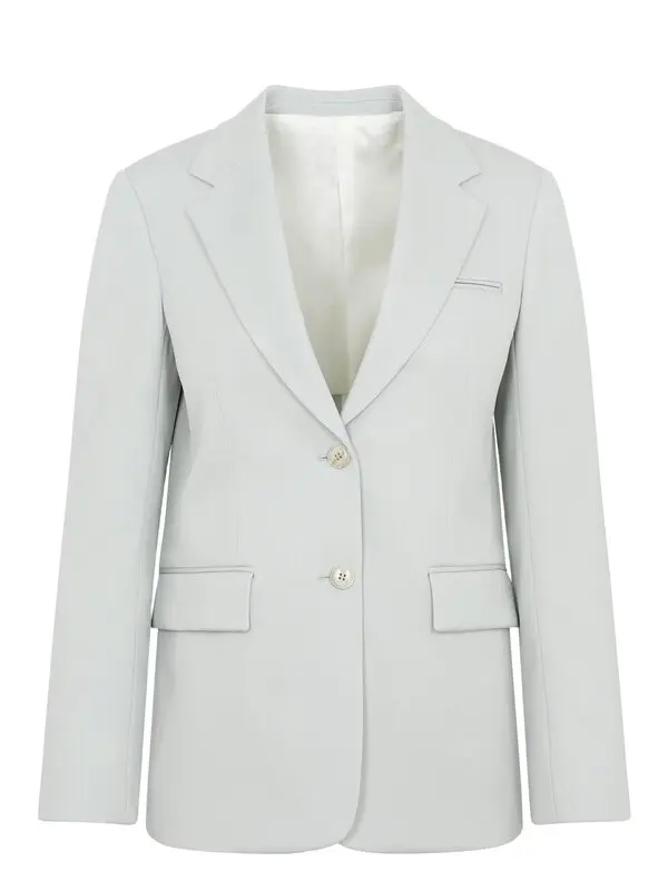 LANVIN Sage Virgin Wool Blazer - Green