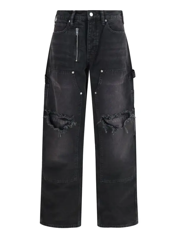 Alexander Wang Zip Carpenter Pants - Black