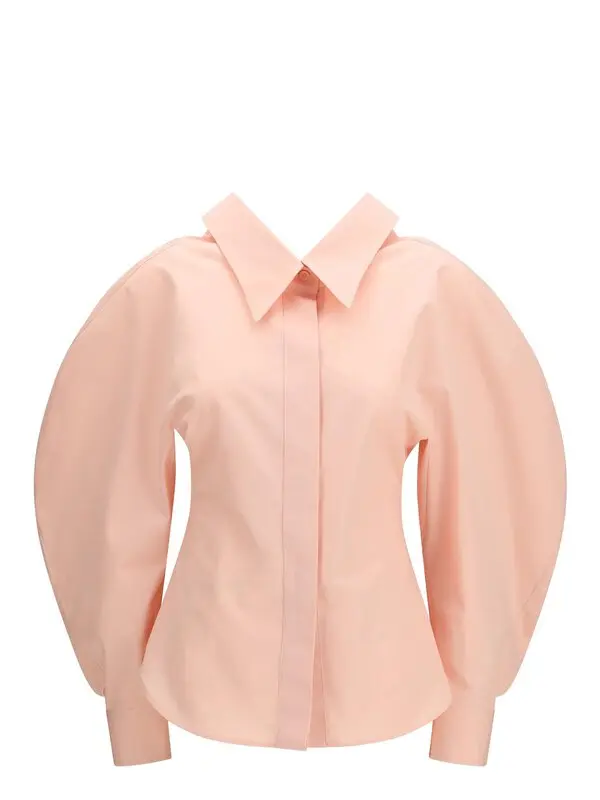 Givenchy Cut-out Cotton Poplin Shirt - Pink