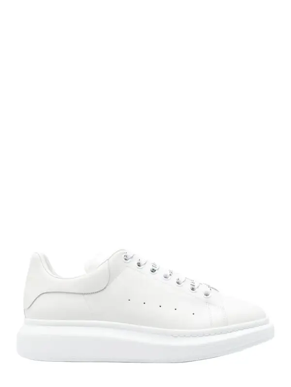 Alexander McQueen Oversized Leather Sneakers - White