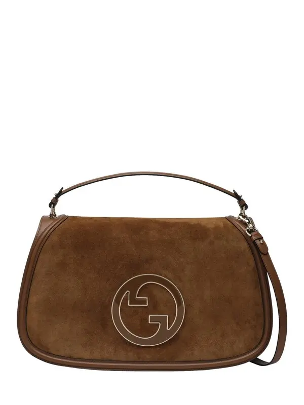 Gucci Large Blondie Handbag - Brown