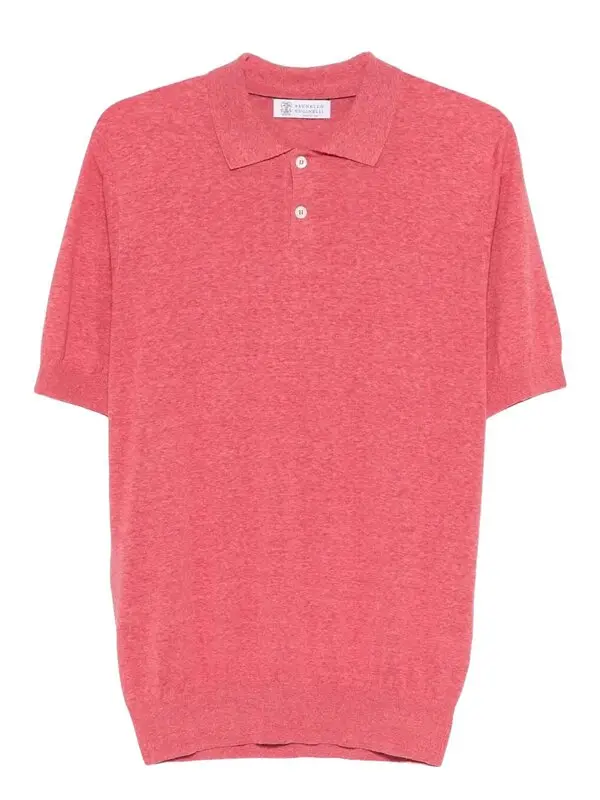 Brunello Cucinelli Short Sleeve Polo - Multicolor