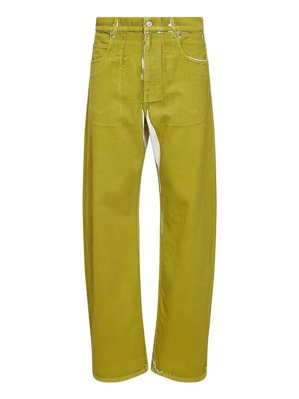 Marni Screen-printed Wide-leg Denim Jeans - Multicolor