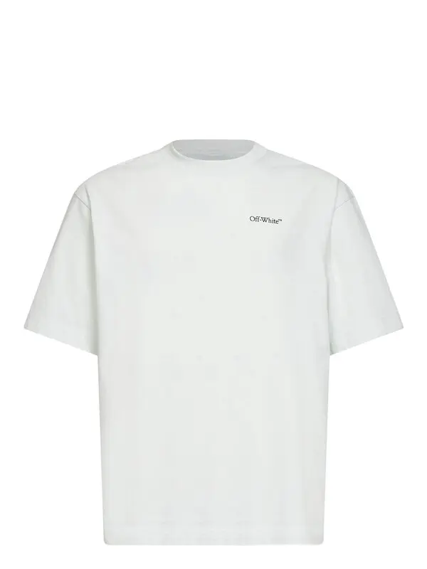 Off-White Bluewash Jersey Half Arrow Skate T-shirt - Multicolor