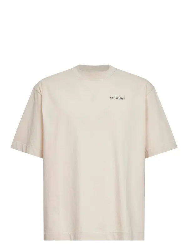 Off-White Pumice Stone Jersey Half Arrow Skate T-shirt - Multicolor