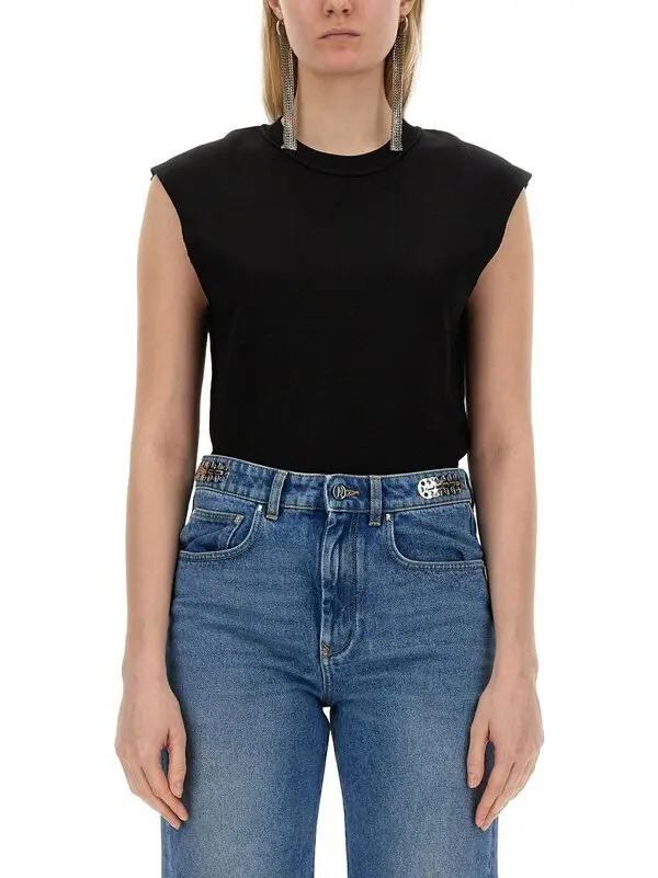 Rabanne Cotton T-shirt - Black