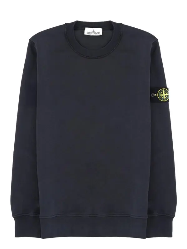 Stone Island Regular Fit Crewneck Sweatshirt - Blue