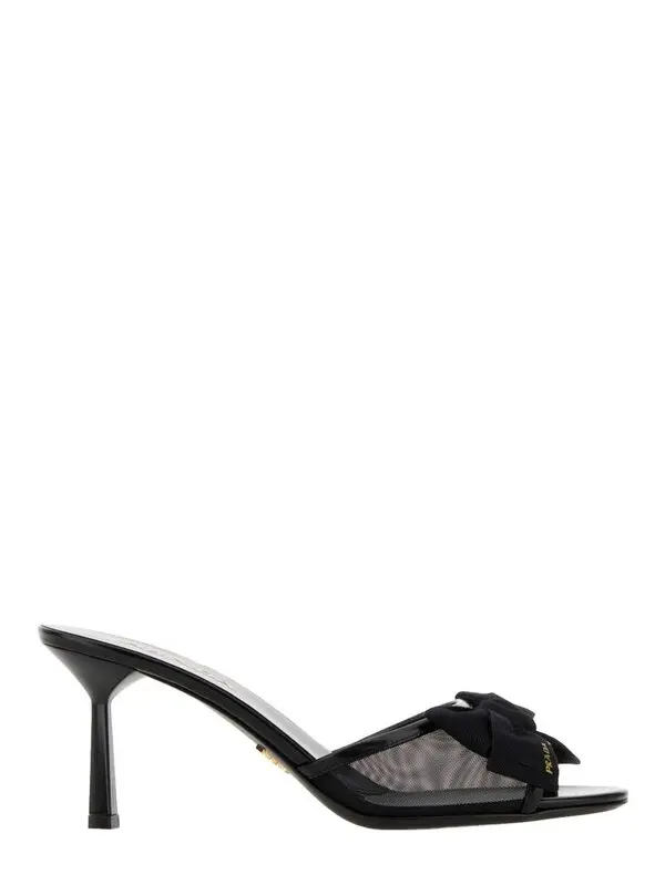 Prada Heeled Sandals - Black