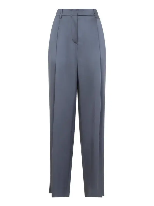 Giorgio Armani Nine Iron Silk Trousers - Gray