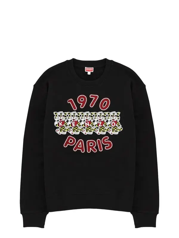 Kenzo Wild Tiger" Sweatshirt - Black